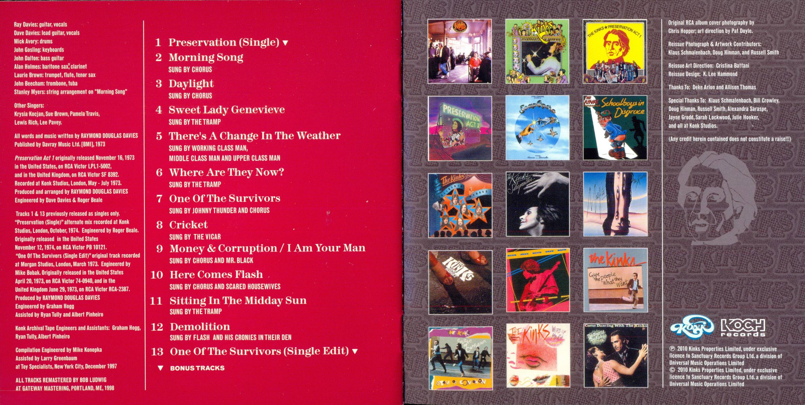 The Kinks Preservation Act 1 : Booklet10 JPN | CD Covers | Cover ...